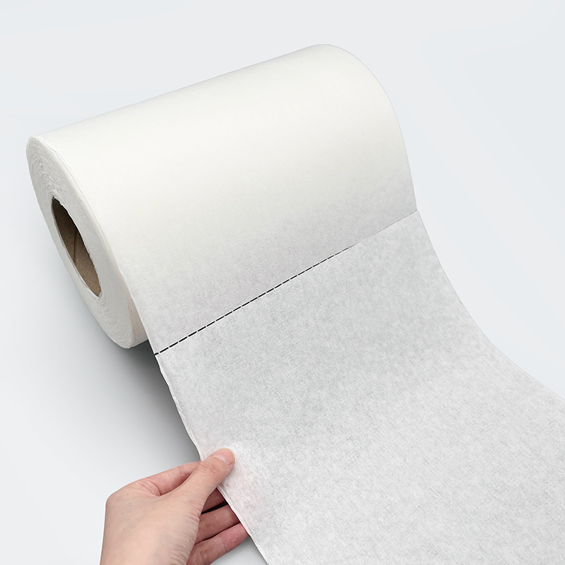 China White Non Woven Fabric Industrial Cleaning Paper Rolls factory ...